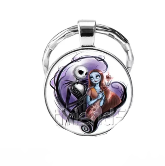 Accessories | New Nightmare Before Christmas Silver Tone Keychain ...